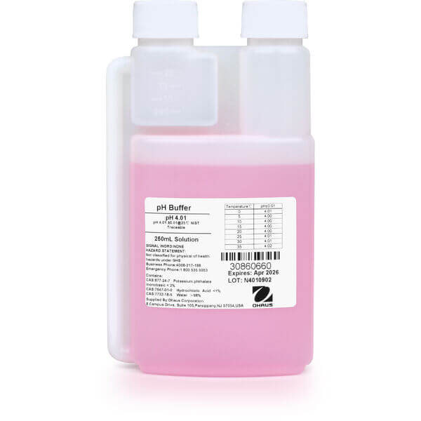 缓冲液 pH4.01 250ml Dual-port | OHAUS